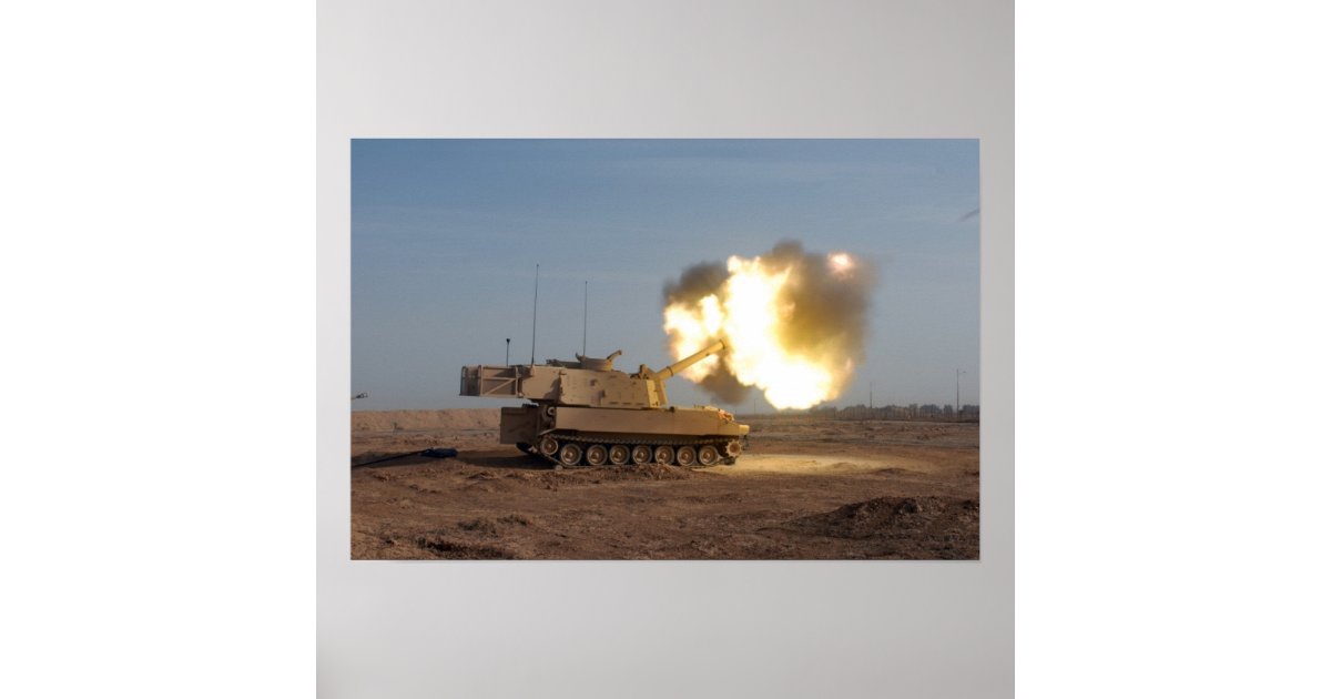 M109A6 Howitzer Poster | Zazzle