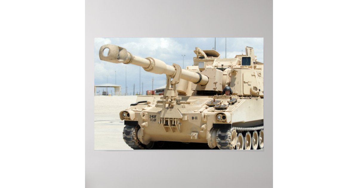 M109A6 Paladin Poster | Zazzle