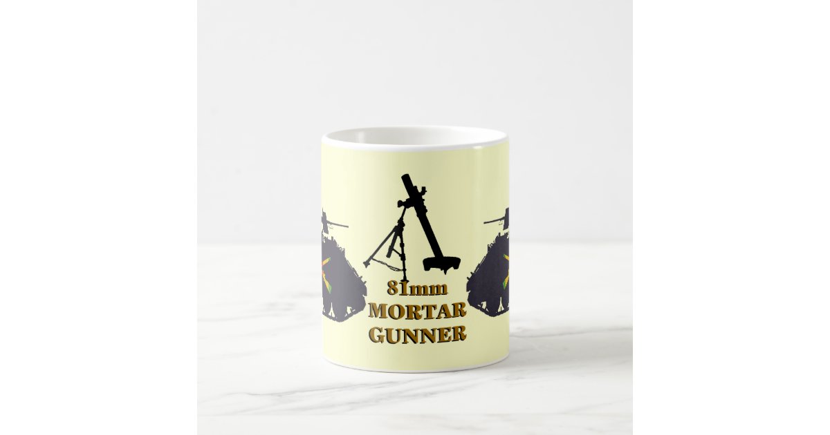 M125A1 Mortar Carrier 81mm Mortar Gunner Mug | Zazzle