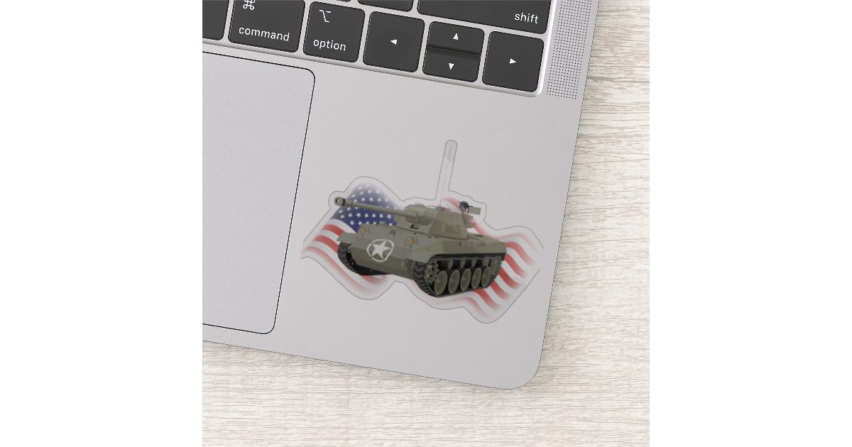 M18 Hellcat American WW2 Tank Destroyer Sticker | Zazzle
