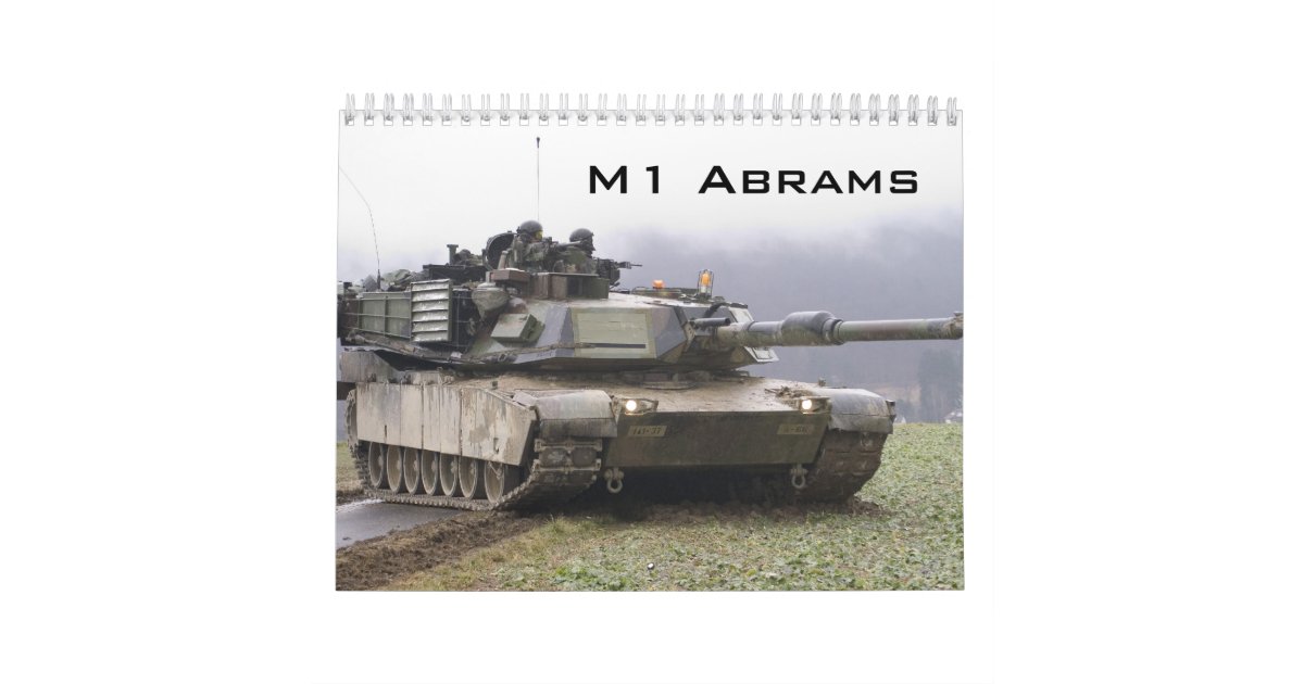 M1 Abrams Calendar | Zazzle