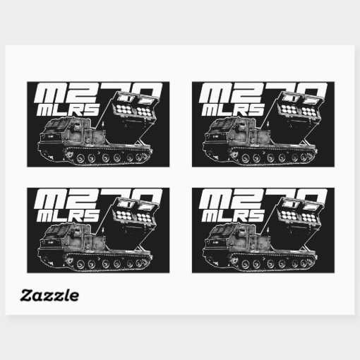 M270 MLRS Rectangle Stickers | Zazzle