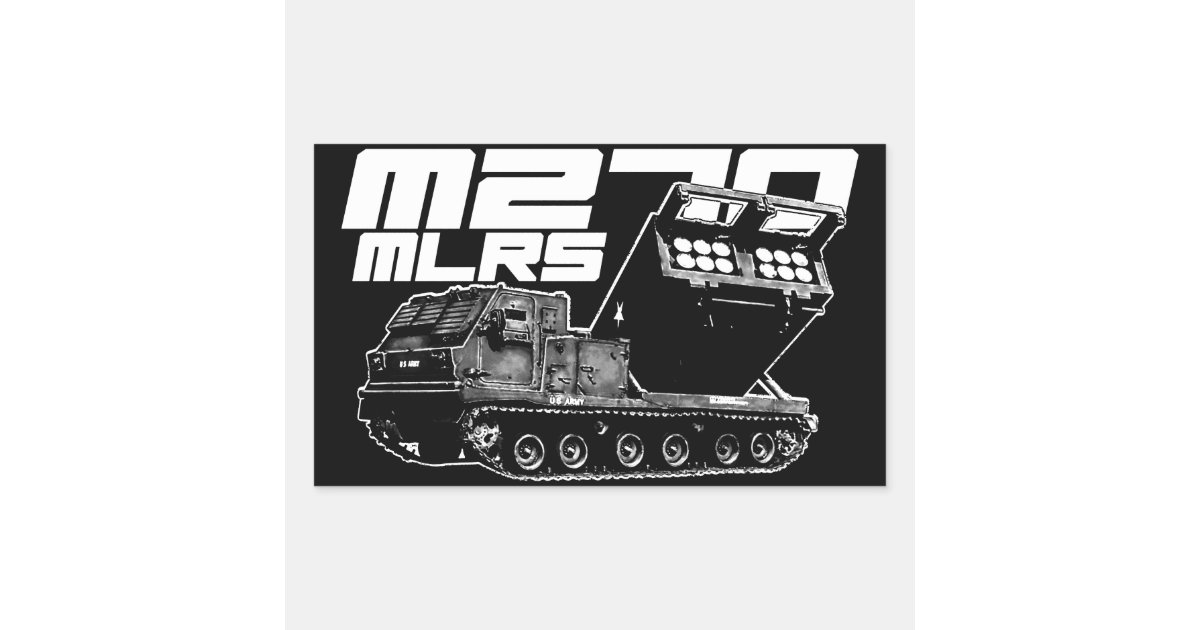 M270 MLRS Rectangle Stickers | Zazzle