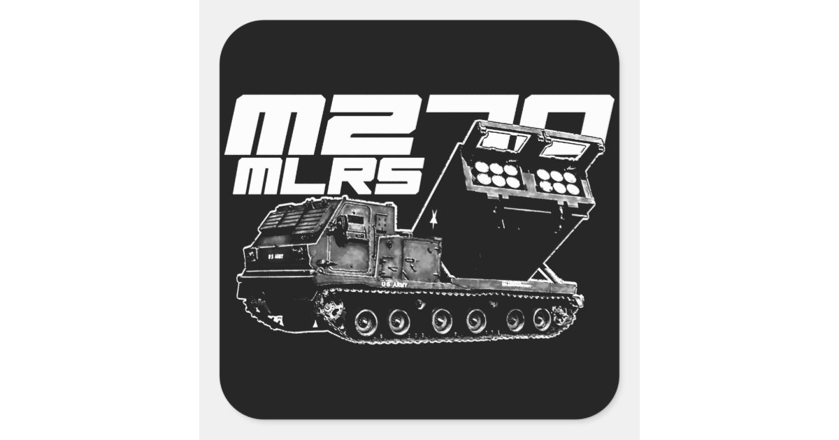 M270 MLRS Square Stickers | Zazzle