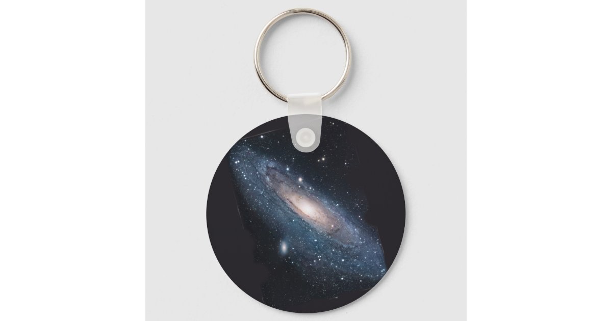 M31 Andromeda Galaxy Keychain | Zazzle