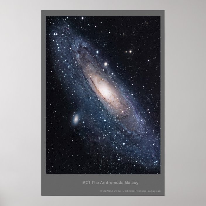 M31 Andromeda Galaxy Poster | Zazzle.com