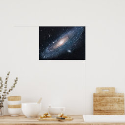 M31 Galaxy in Andromeda Poster | Zazzle