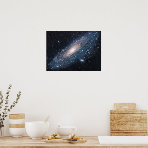 M31 Galaxy in Andromeda Poster | Zazzle