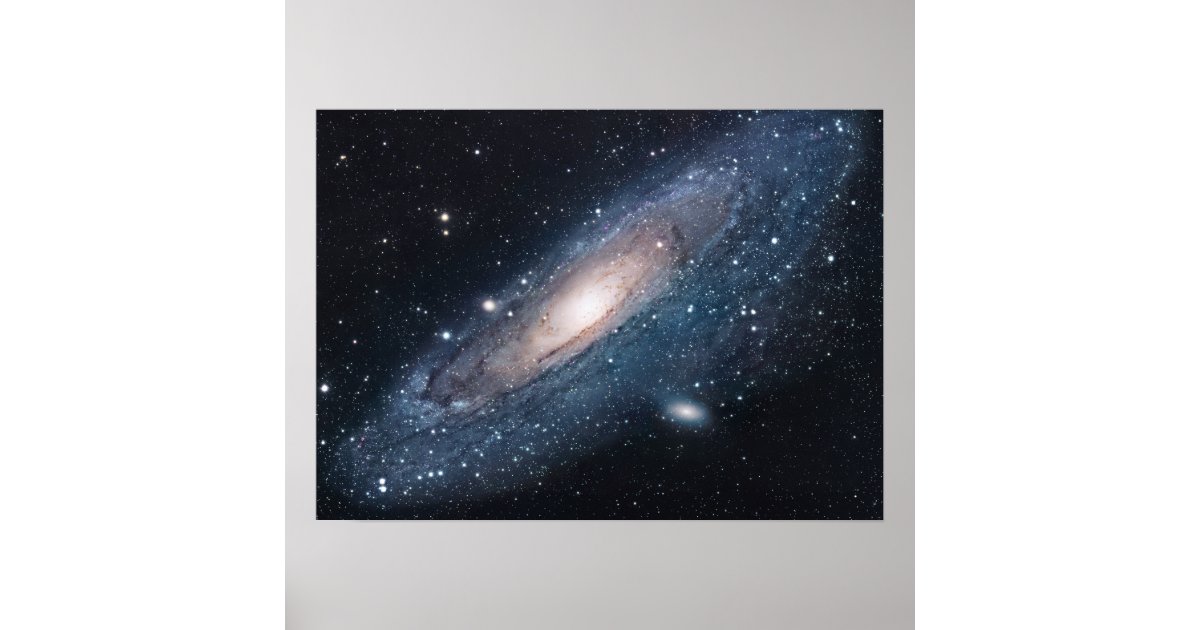 M31 Galaxy in Andromeda Poster | Zazzle
