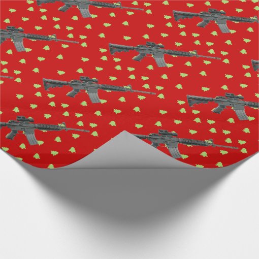 M4 Guns, Christmas Wrapping Paper | Zazzle