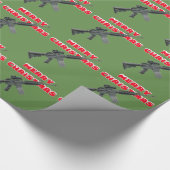 M4 Guns, Merry Christmas Wrapping Paper | Zazzle
