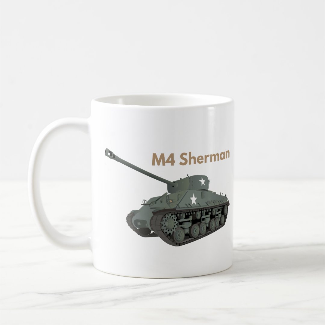 M4 Sherman American WW2 Tank Coffee Mug | Zazzle