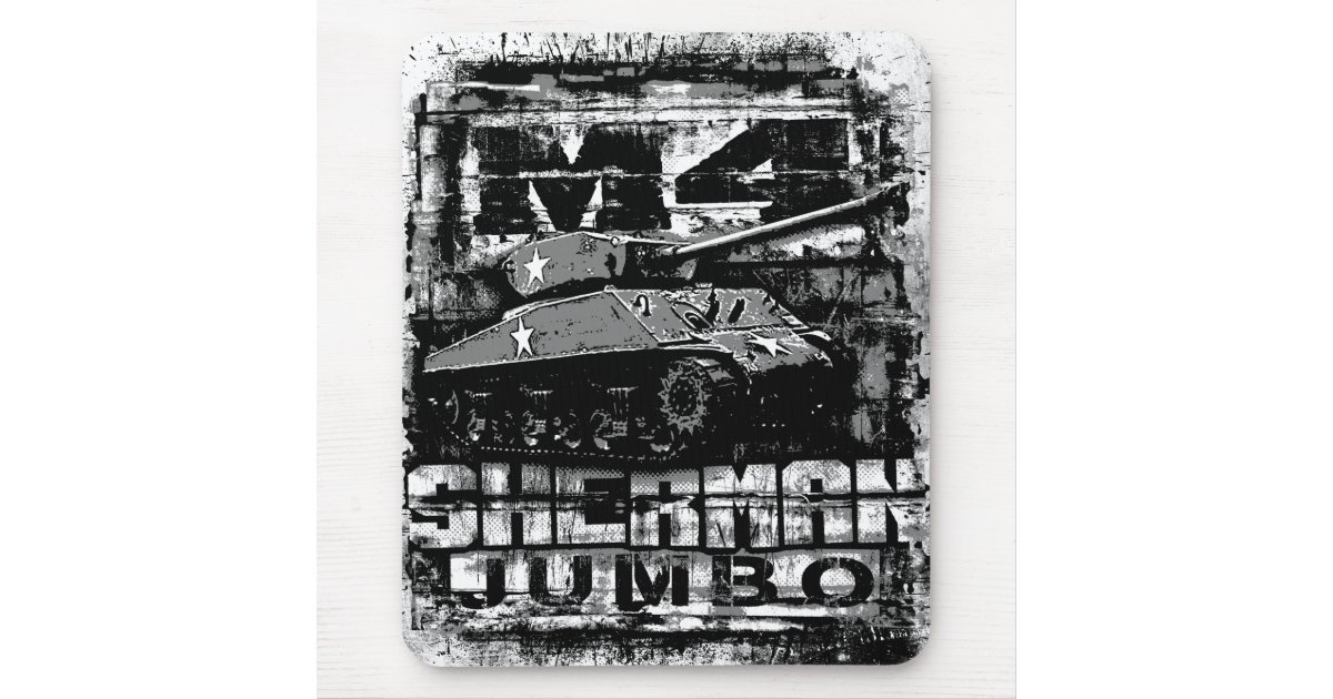 M4 Sherman Jumbo Mouse Pad | Zazzle