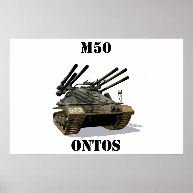 M50 Ontos Poster | Zazzle