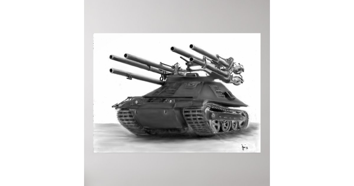 M50 Ontos tank picture Poster | Zazzle