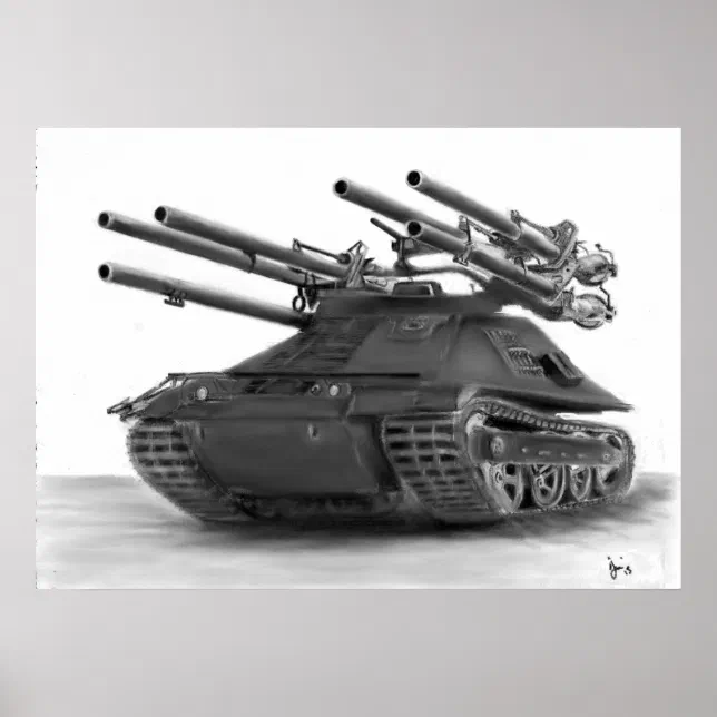 M50 Ontos tank picture Poster | Zazzle