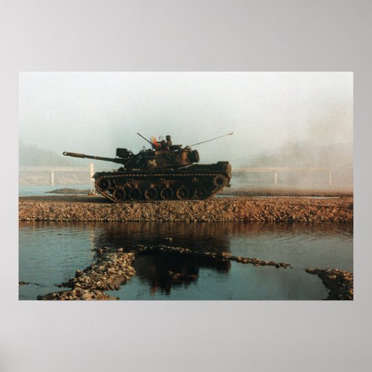 M60 Patton Main Battle Tank Poster | Zazzle.com