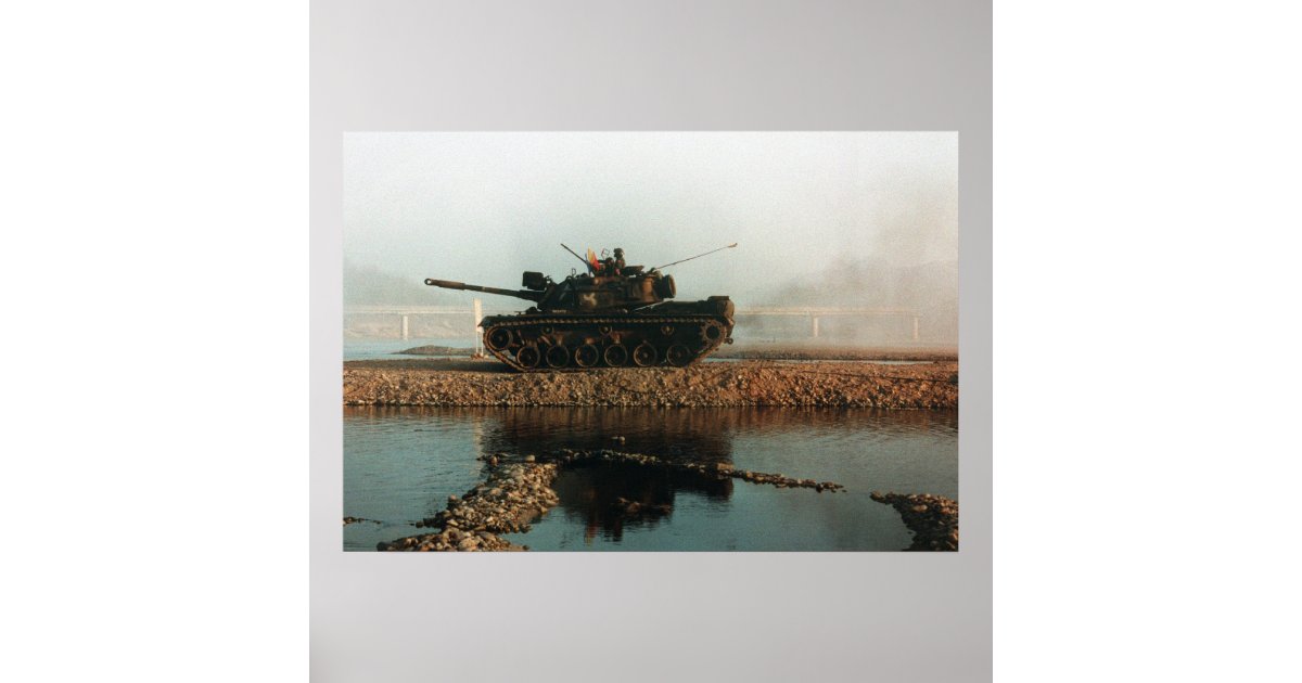 M60 Patton Main Battle Tank Poster | Zazzle
