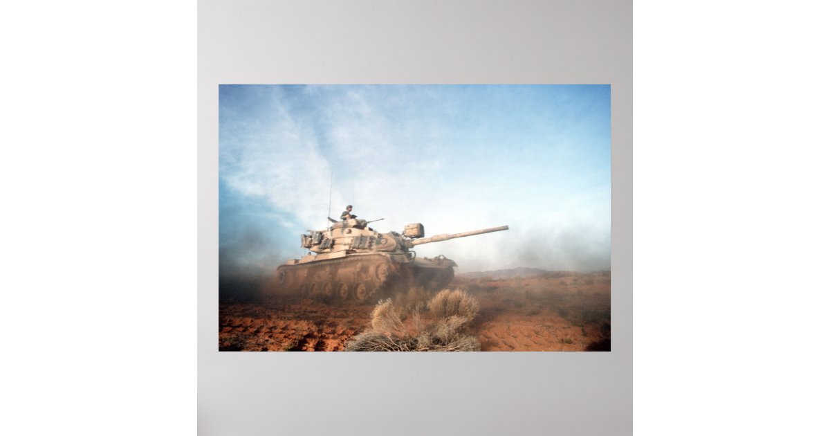 M60 Patton Tank Poster | Zazzle