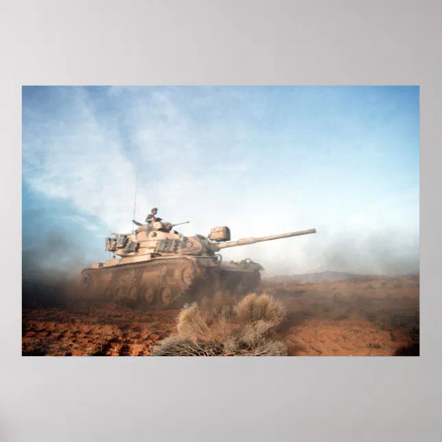 M60 Patton Tank Poster | Zazzle