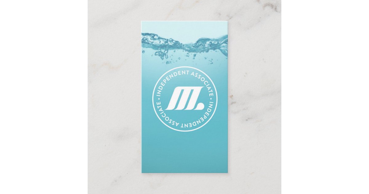 M Hydration Business Card | Zazzle