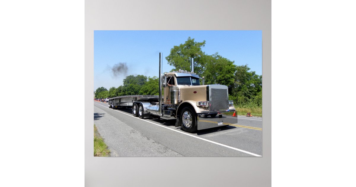 M. Line Peterbilt 379 Poster | Zazzle