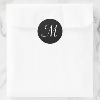 M Monogram Stickers | Zazzle