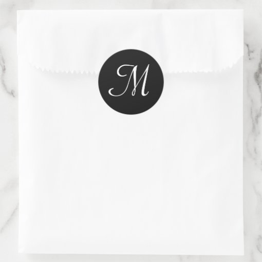 M Monogram Stickers | Zazzle