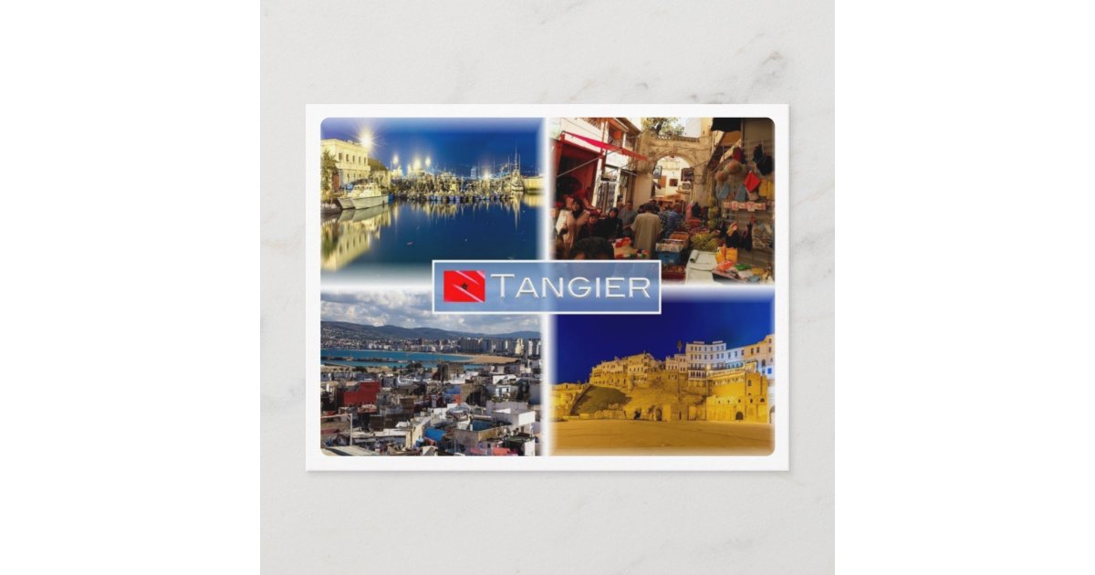 MA Morocco - Tangier - Postcard | Zazzle