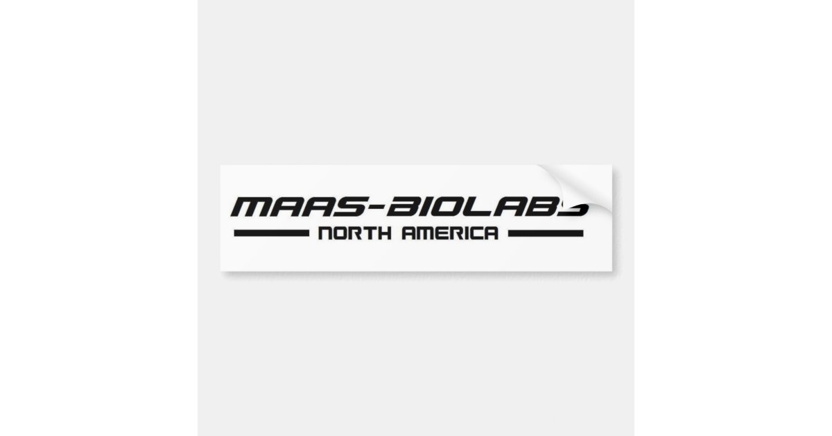 Maas Biolabs Bumper Sticker | Zazzle