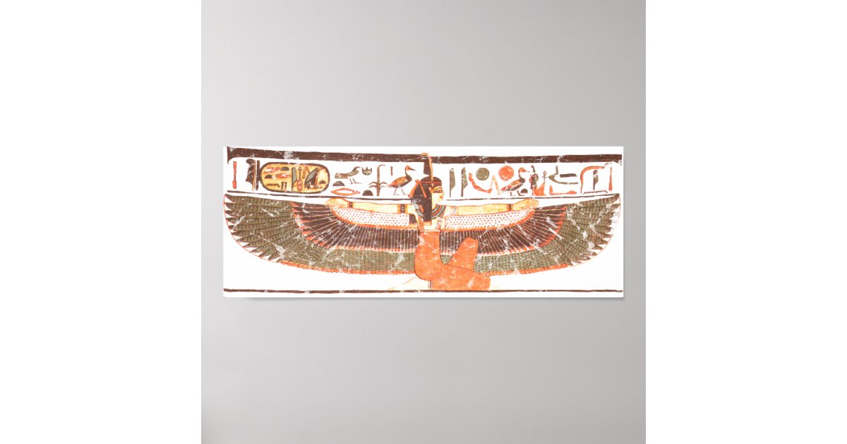 Maat- Nefertari tomb Poster | Zazzle