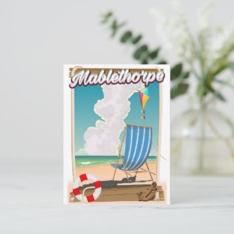 Mablethorpe Holiday poster Postcard | Zazzle