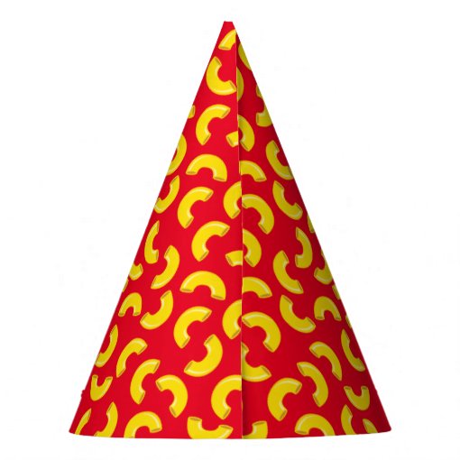 Mac and Cheese Kid 1st Birthday Party Macaroni Party Hat | Zazzle