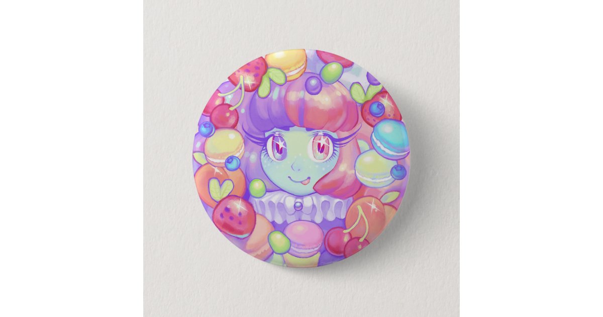 Macaron Button | Zazzle