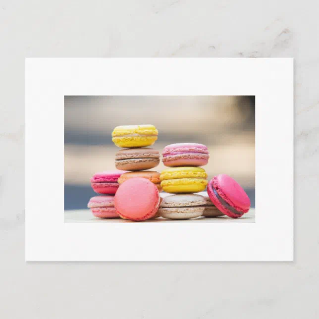 Macaron Postcard | Zazzle