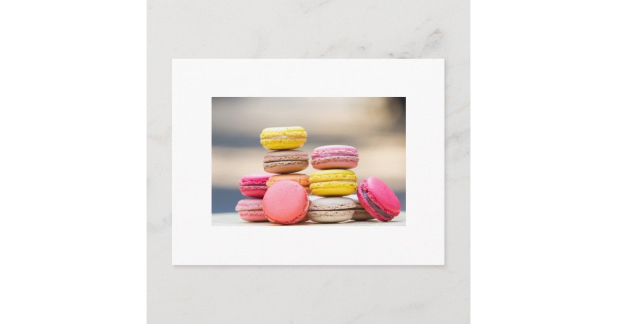 Macaron Postcard | Zazzle