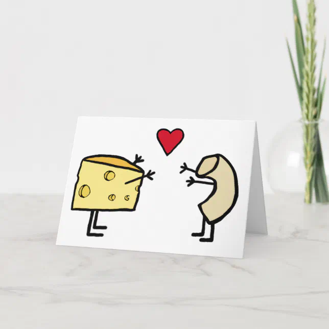 Macaroni and Cheese Card | Zazzle