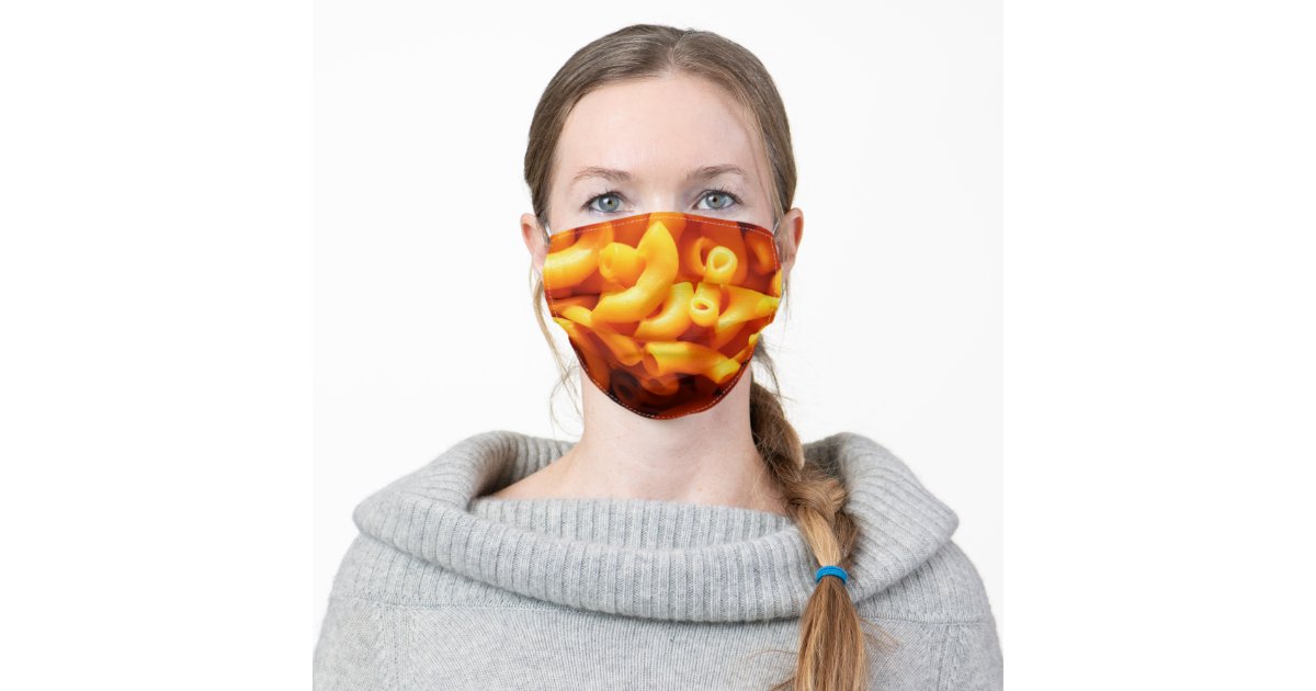 Macaroni and Cheese Face Mask | Zazzle