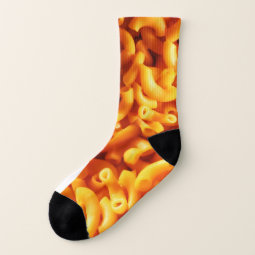 Macaroni and Cheese Socks | Zazzle
