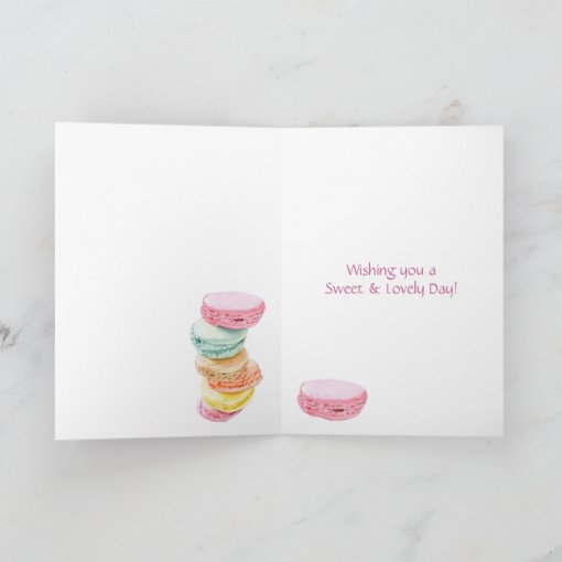 Macarons Birthday Card | Zazzle