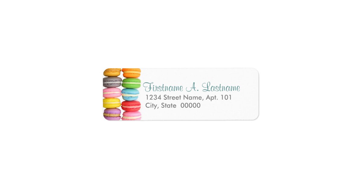 Macarons Labels | Zazzle