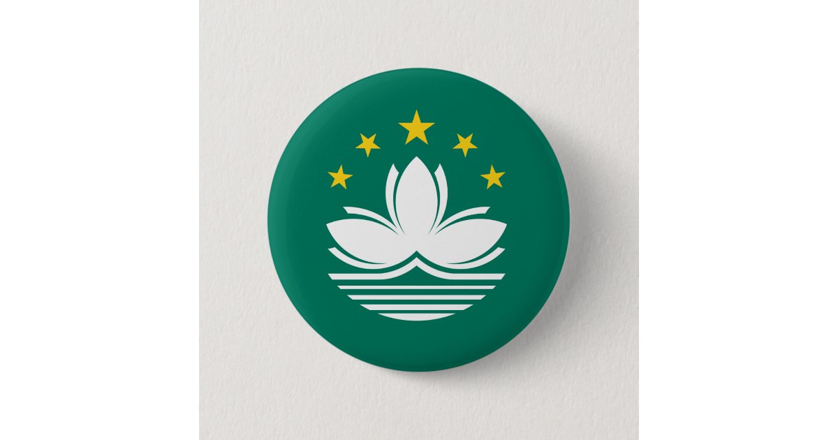 Macau Flag Button | Zazzle
