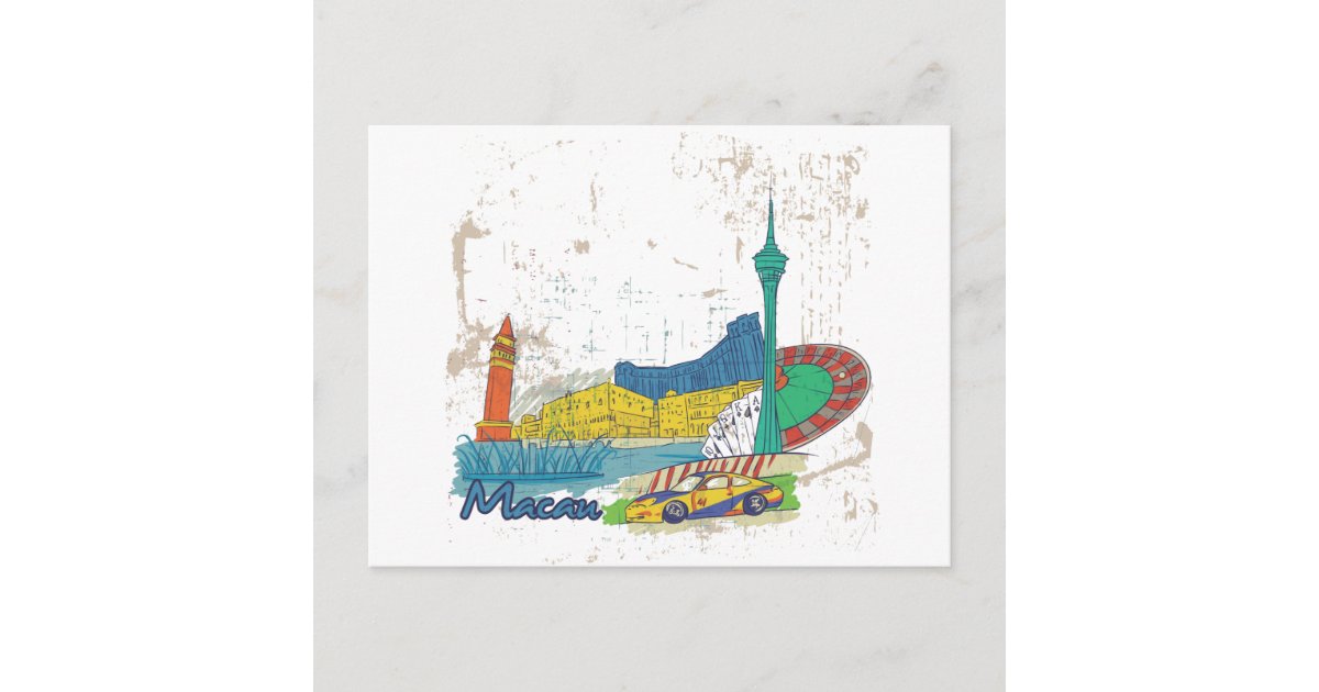 Macau Postcard | Zazzle
