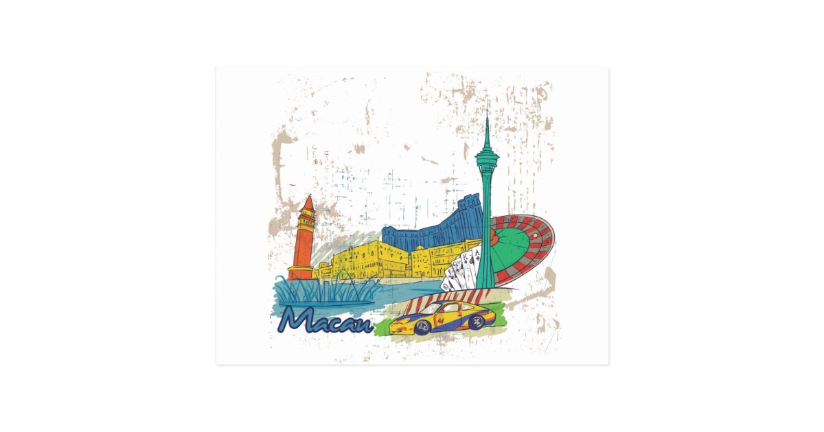 Macau Postcard | Zazzle.com
