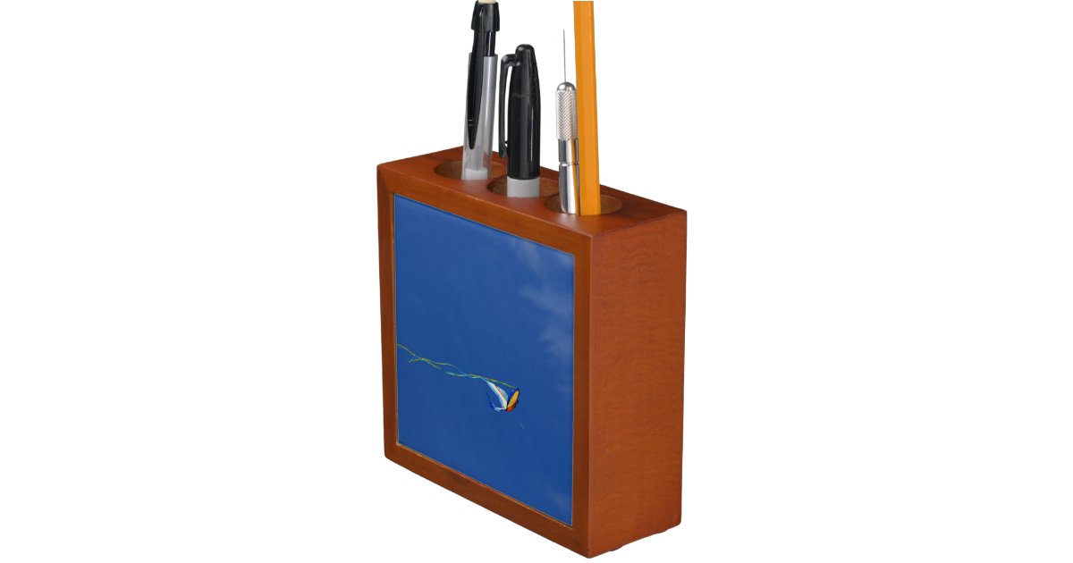 Macaw Kite Desk Organizer | Zazzle
