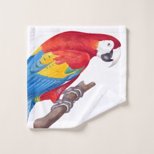 Macaw Parrot Birds Wildlife Bath Towel Set | Zazzle