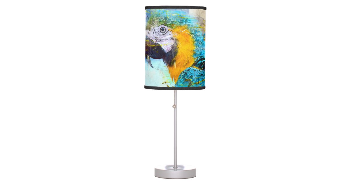 Macaw Parrot Table Lamp | Zazzle