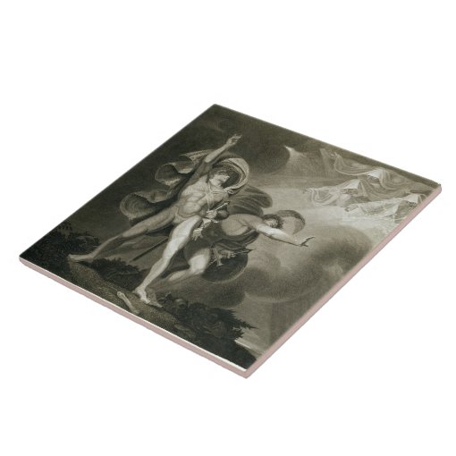 Macbeth, Banquo and the Three Witches on the Heath Ceramic Tile | Zazzle