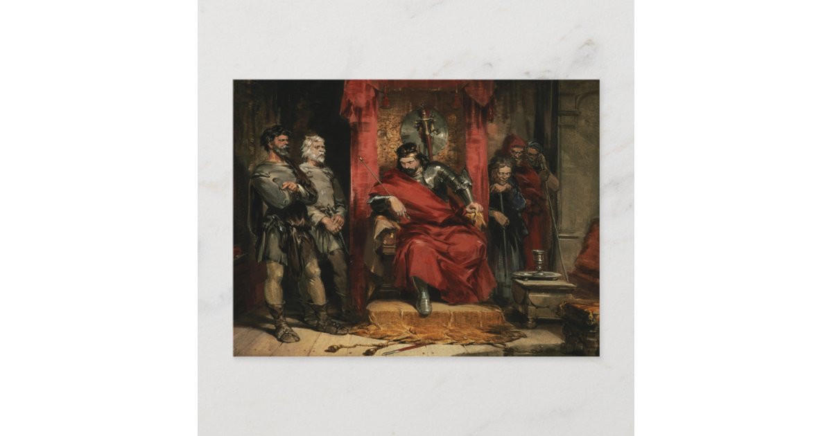 Macbeth instructing the Murderers Postcard | Zazzle.com