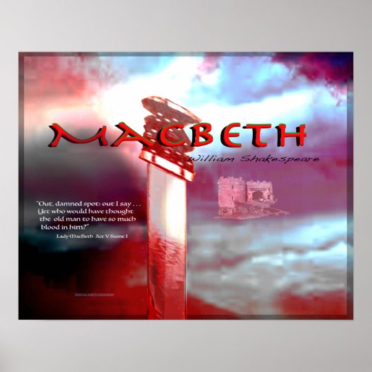 MacBeth Poster | Zazzle.com